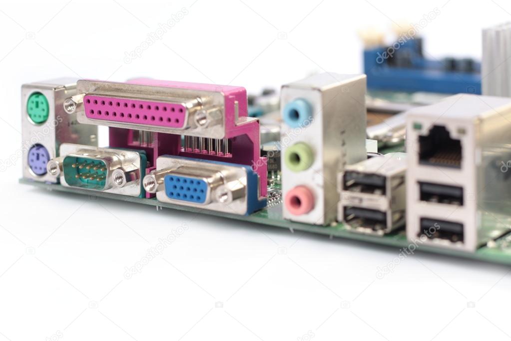 Back panel connectors — Stock Photo © ondrez #12044530