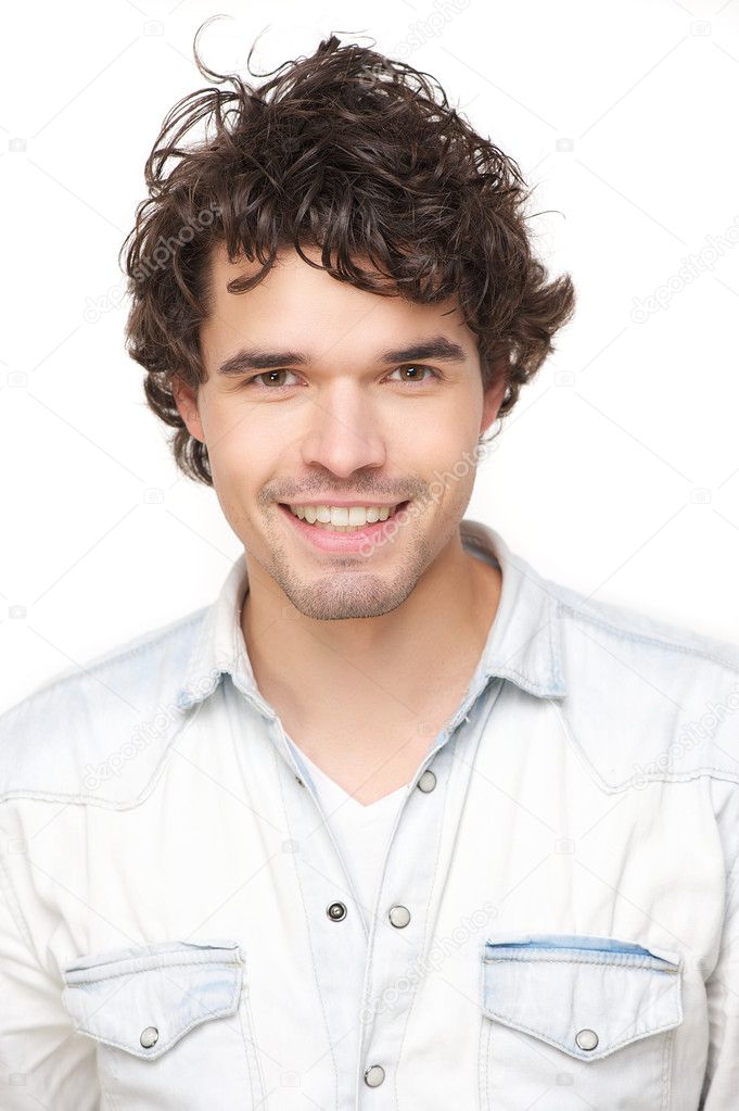 Portrait of a Handsome Smiling Man — Stock Photo © mimagephotos #16218257
