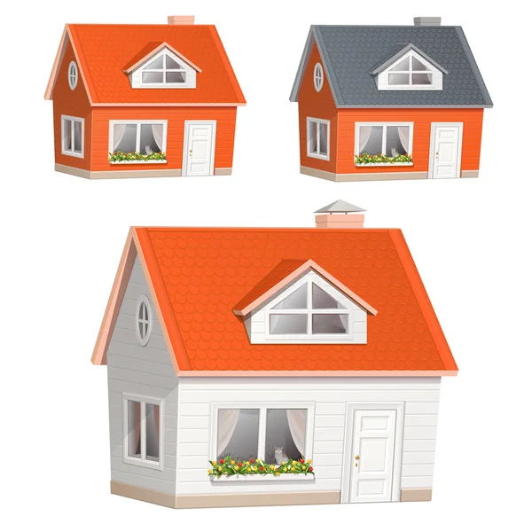 Small house Vector Art Stock Images | Depositphotos