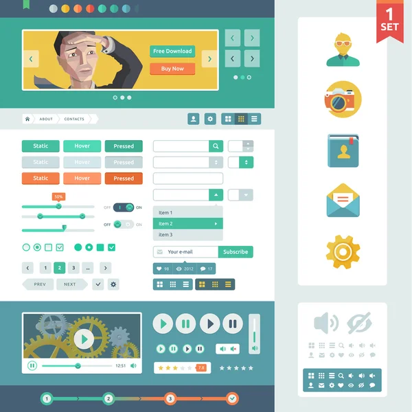 28,752,693 Gui elements Vector Images | Depositphotos