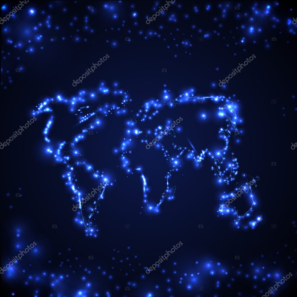 Digital world Stock Vector Image by ©Kotkoa #13646362