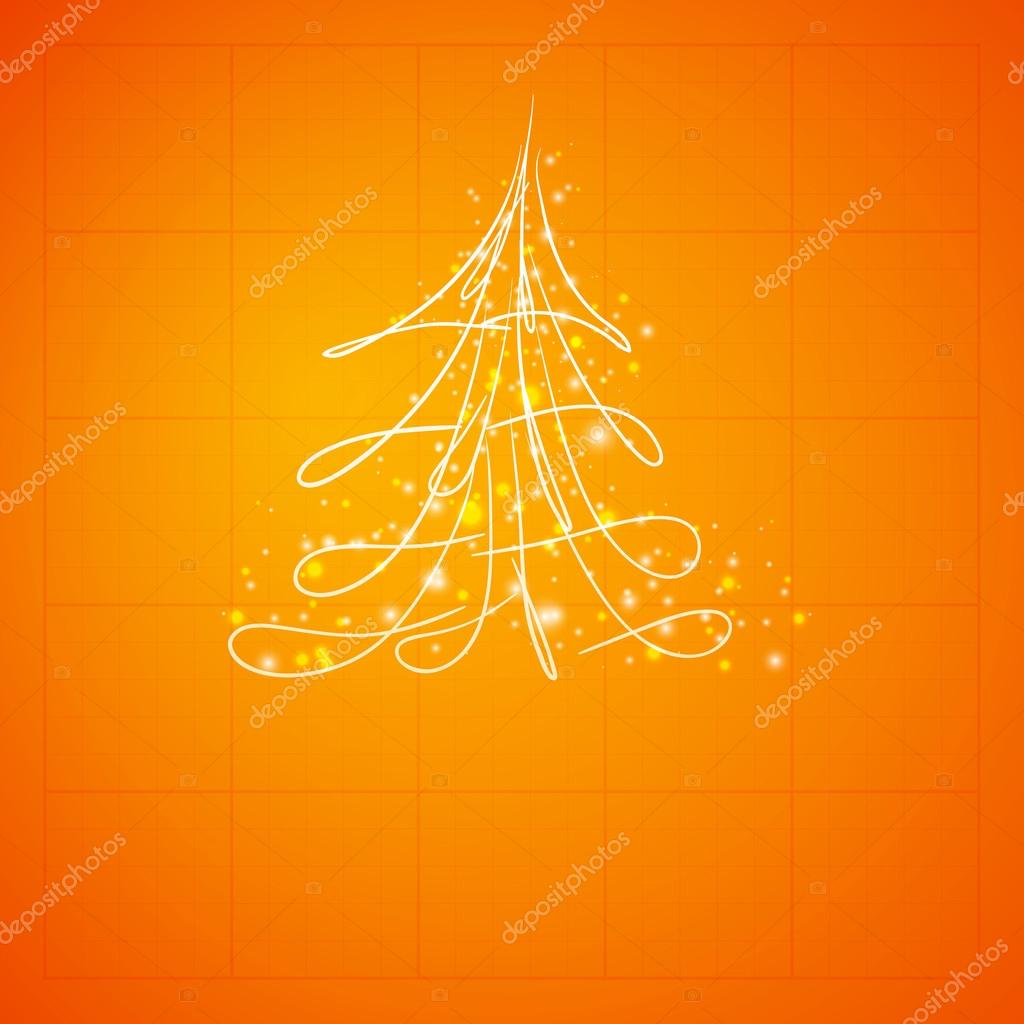 Fur-tree, vector. Stock Vector by ©Kotkoa 14327187