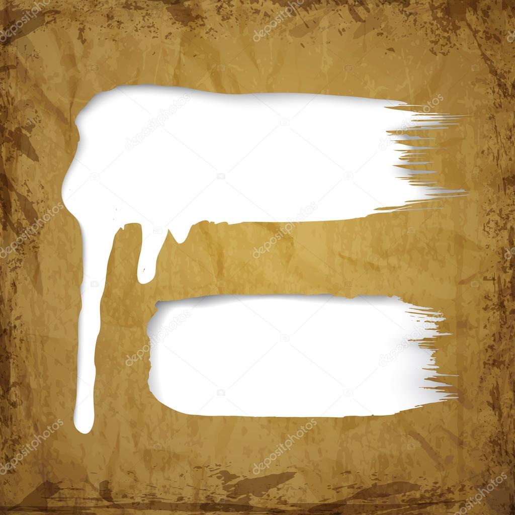 White paint dripping Stock Vector Image by ©Kotkoa #14719397