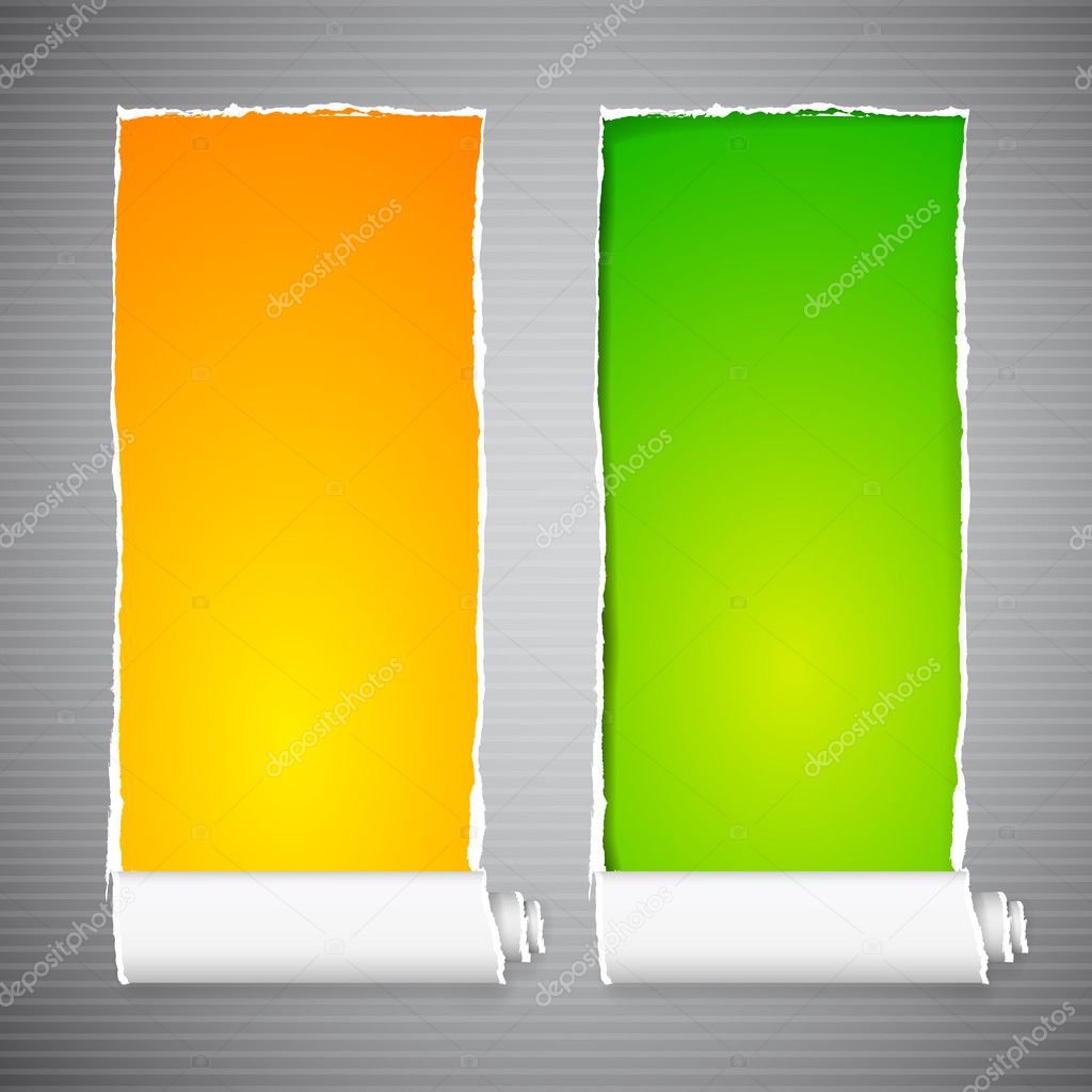 Cracked Banners — Stock Vector © Kotkoa #18278473