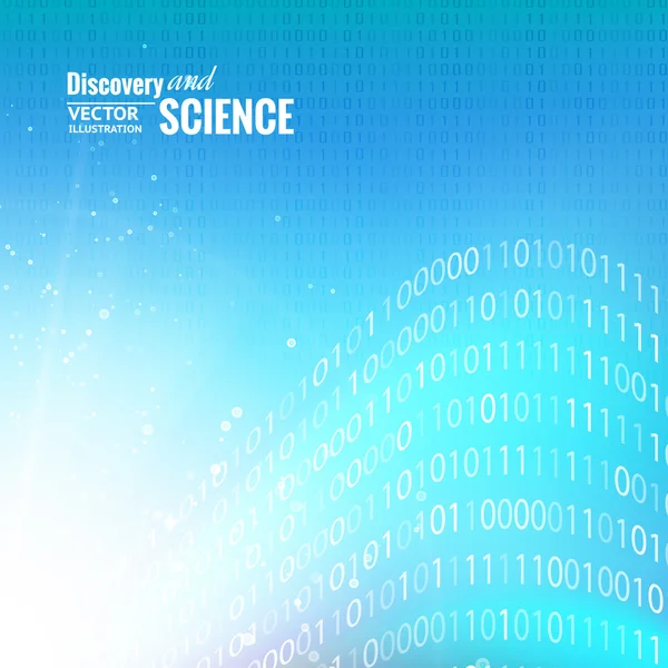 Abstract binary code background — Stock Vector © Kotkoa #12187221