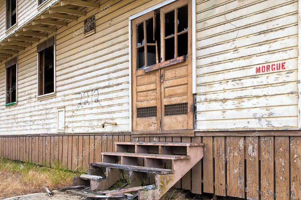 Abandoned Morgue Building at Fort Ord Army Post Stock Photo by ...