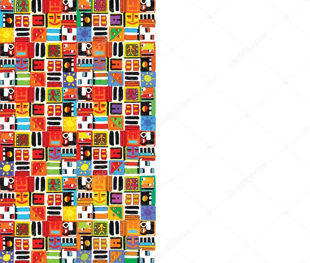 Artistic and colorful menu template — Stock Photo © illustrator_hft ...