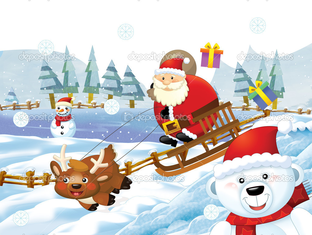 The christmas gang Stock Illustration by ©illustrator_hft #12217935