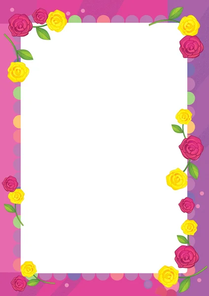 Happy and colorful cartoon frame Stock Photo by ©illustrator_hft 14283545