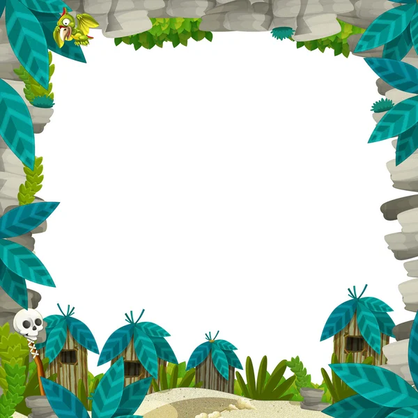 The stone age border — Stock Photo © illustrator_hft #15418921