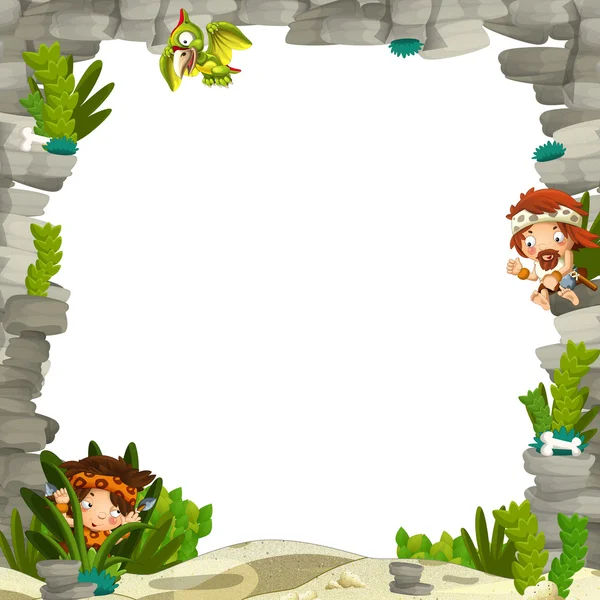 The stone age border — Stock Photo © illustrator_hft #15408877