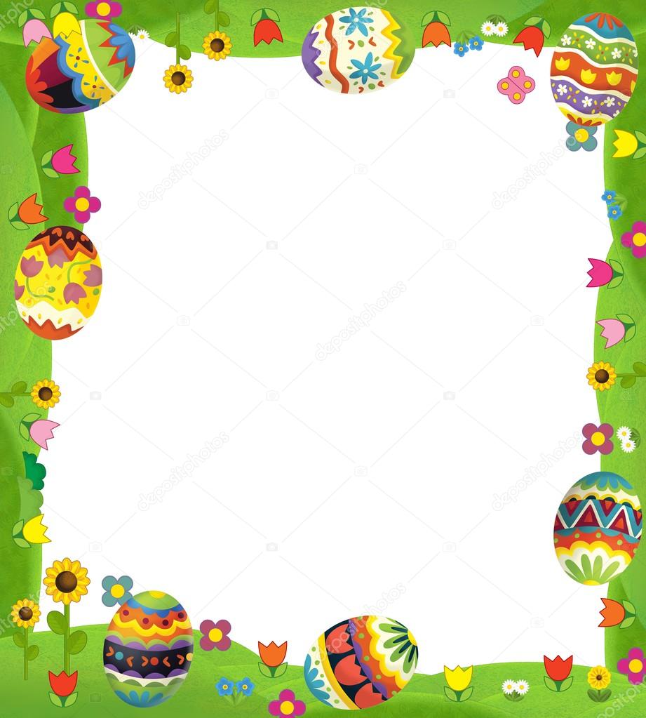 The happy easter frame Stock Photo by ©illustrator_hft 21363277