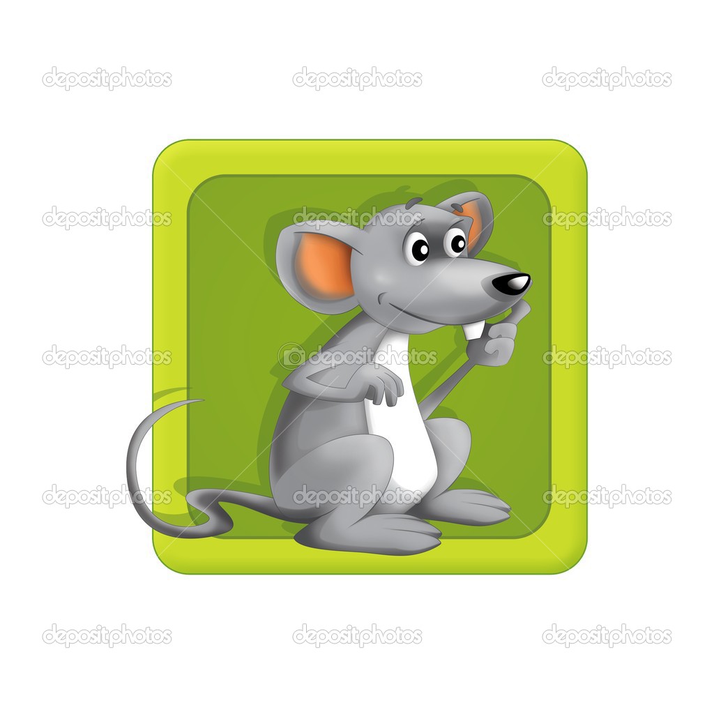 Cute grey mouse icon Stock Photo by ©illustrator_hft 22548237