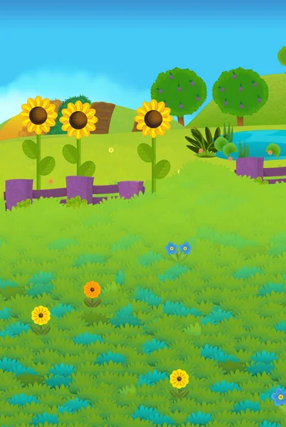 Field background cartoon Stock Photos, Royalty Free Field background ...