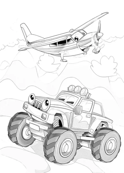 Machines - artistic coloring page Stock Photo by ©illustrator_hft 33976391