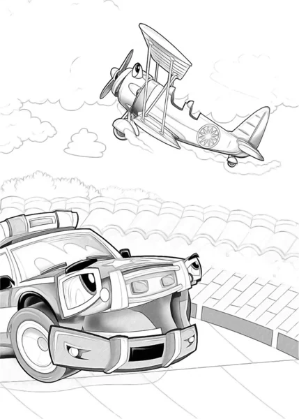 Machines - artistic coloring page Stock Photo by ©illustrator_hft 33976391