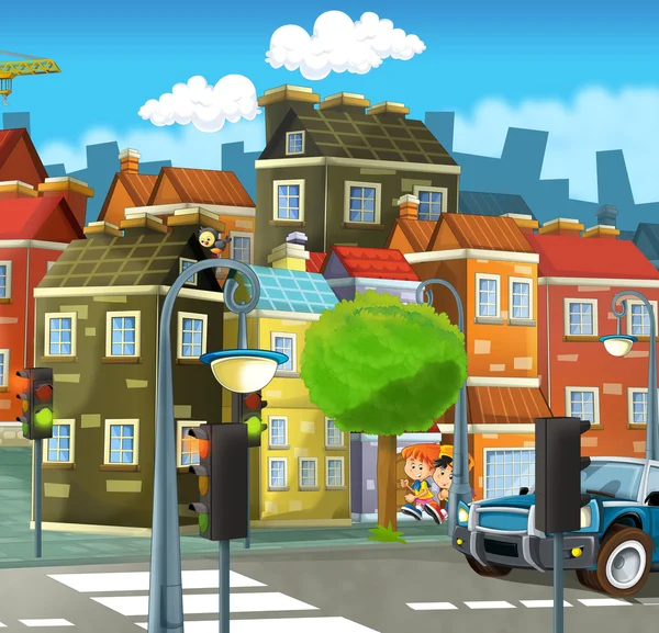 ᐈ Ciudades animadas imágenes de stock, dibujos ciudad de dibujos ...