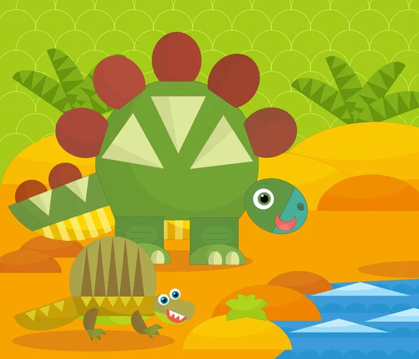 Cartoon dinosaur land Stock Illustration by ©illustrator_hft #76756001 Cartoon dinosaur land Stock Illustration by ©illustrator_hft #76756001