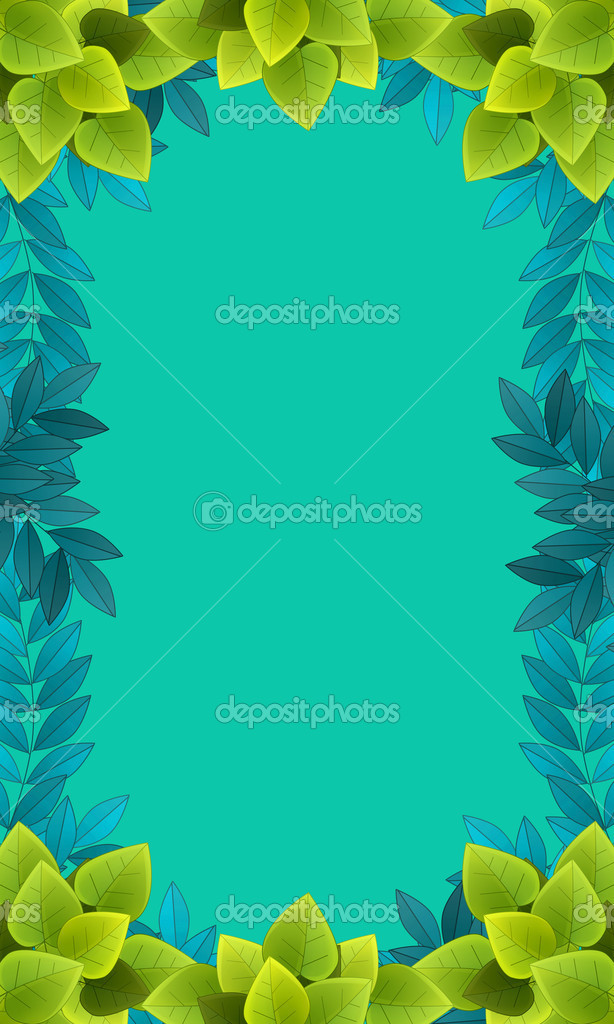 Nature cartoon frame Stock Photo by ©illustrator_hft 50565077