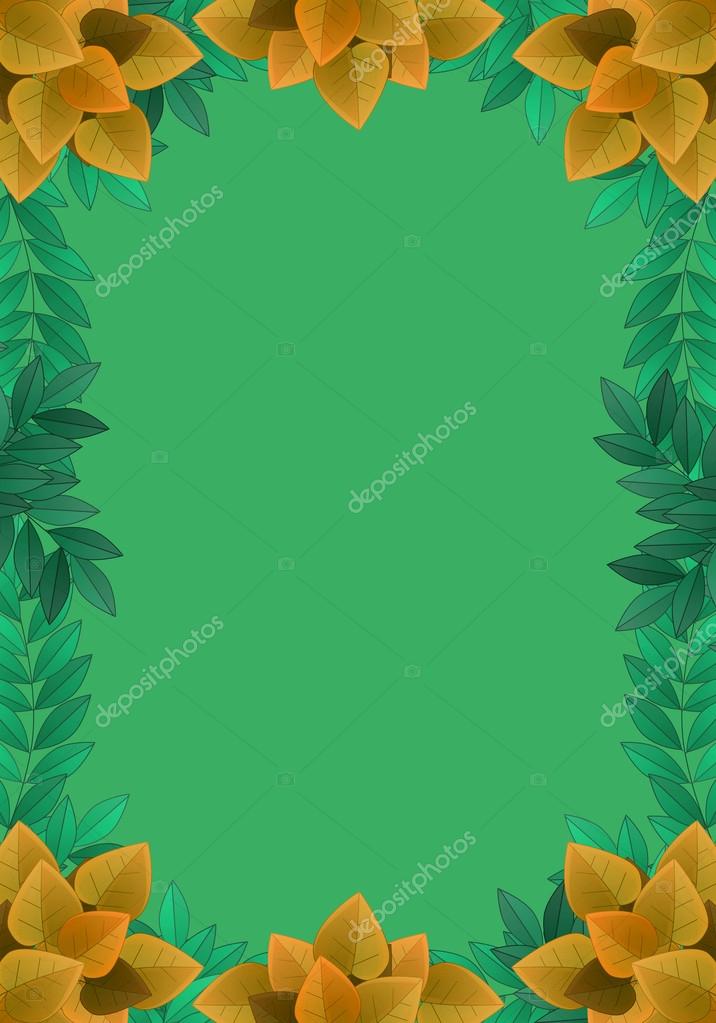 Nature cartoon frame — Stock Photo © illustrator_hft #50565189