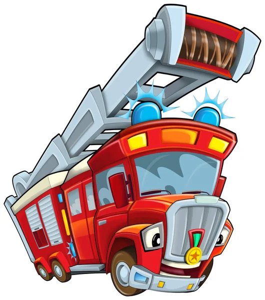 Fire Truck Cartoon Funny
