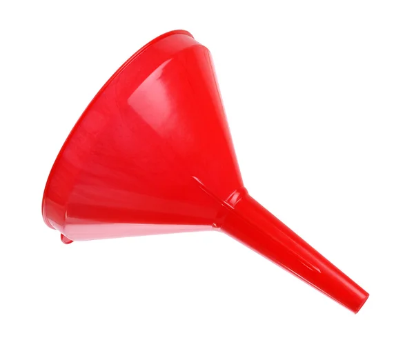 Red plastic funnel on white Stock Photo by ©soleg 12118191