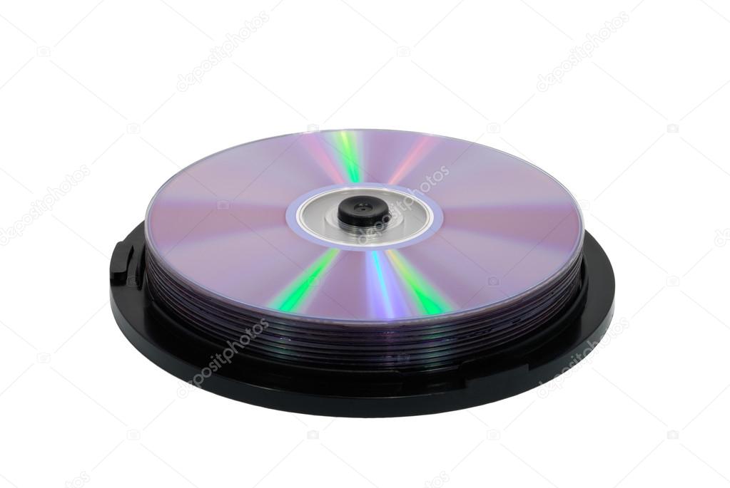 Set of compact discs in a box — Stock Photo © soleg #12115913