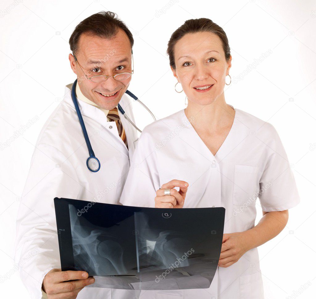 Medical team radiography — Stock Photo © smithore #13370976