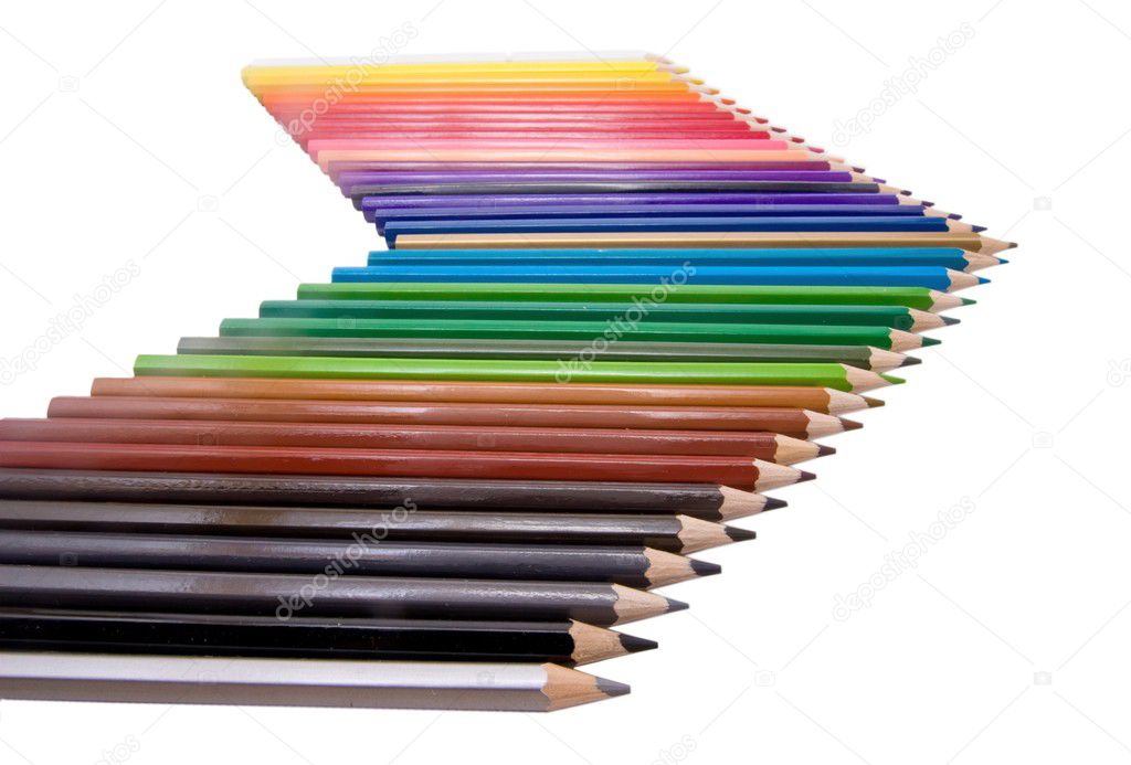 Color pencil arrow — Stock Photo © smithore #13373275