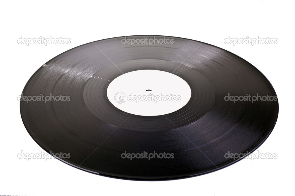 Blank vinyl disc — Stock Photo © smithore #13373950