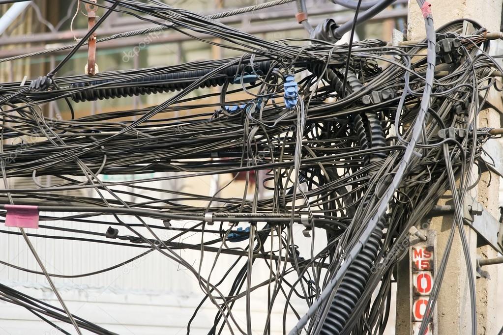 Cable mess — Stock Photo © smithore #13374707