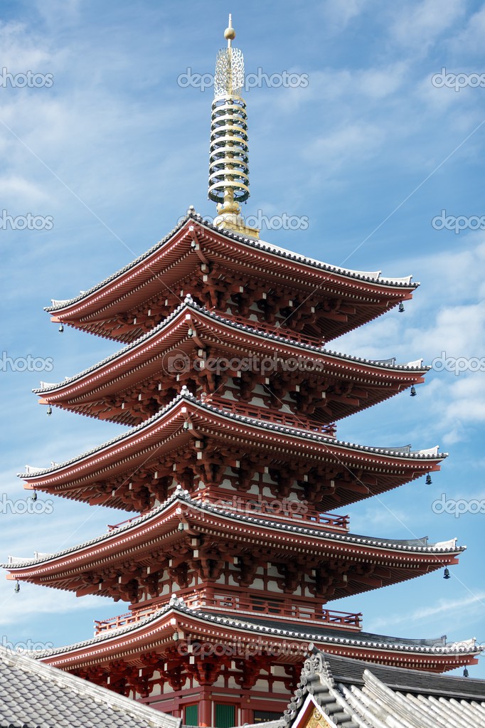 Japanese pagoda Stock Photo by ©smithore 13375259