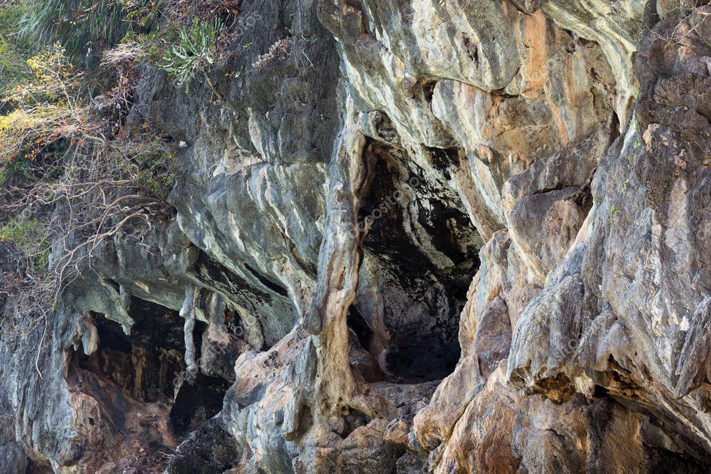 Limestone cliff textures Stock Photo by ©smithore 45381445