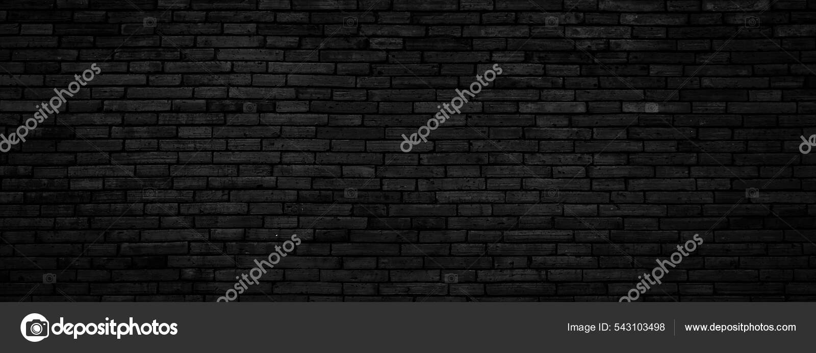 Tekstur Dinding Bata Hitam Bata Gambar Panorama Abstrak Untuk Desain ...