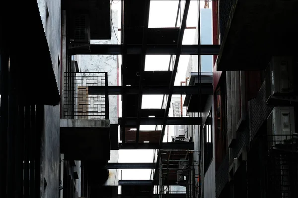 construction of the building and shadow - Stock Image - Everypixel