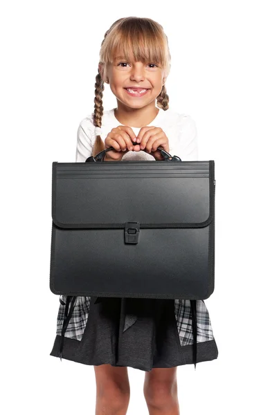 Little girl with briefcase Stock Photo by ©VaLiza 13336341
