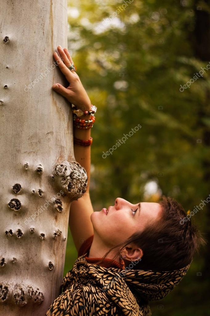 Woman and tree Stock Photo by ©auctor07 45330729