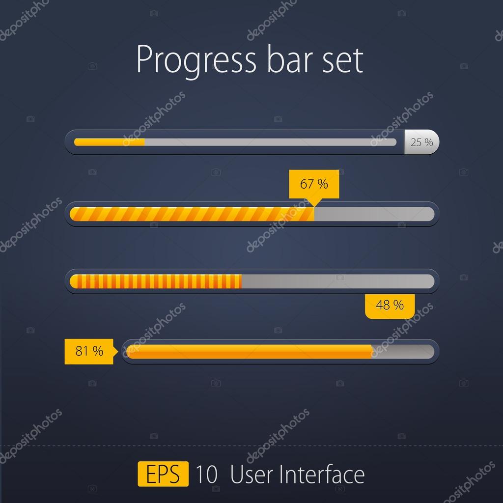 Preloaders and progress loading bars — Stock Vector © alexdremlyuga ... Preloaders and progress loading bars — Stock Vector © alexdremlyuga ...