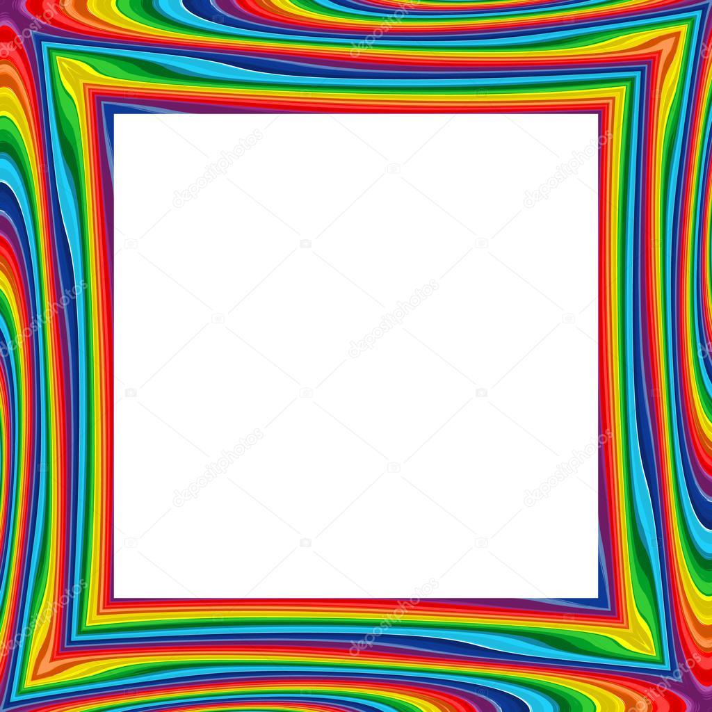 Abstract rainbow frame color background vector — Stock Vector ...
