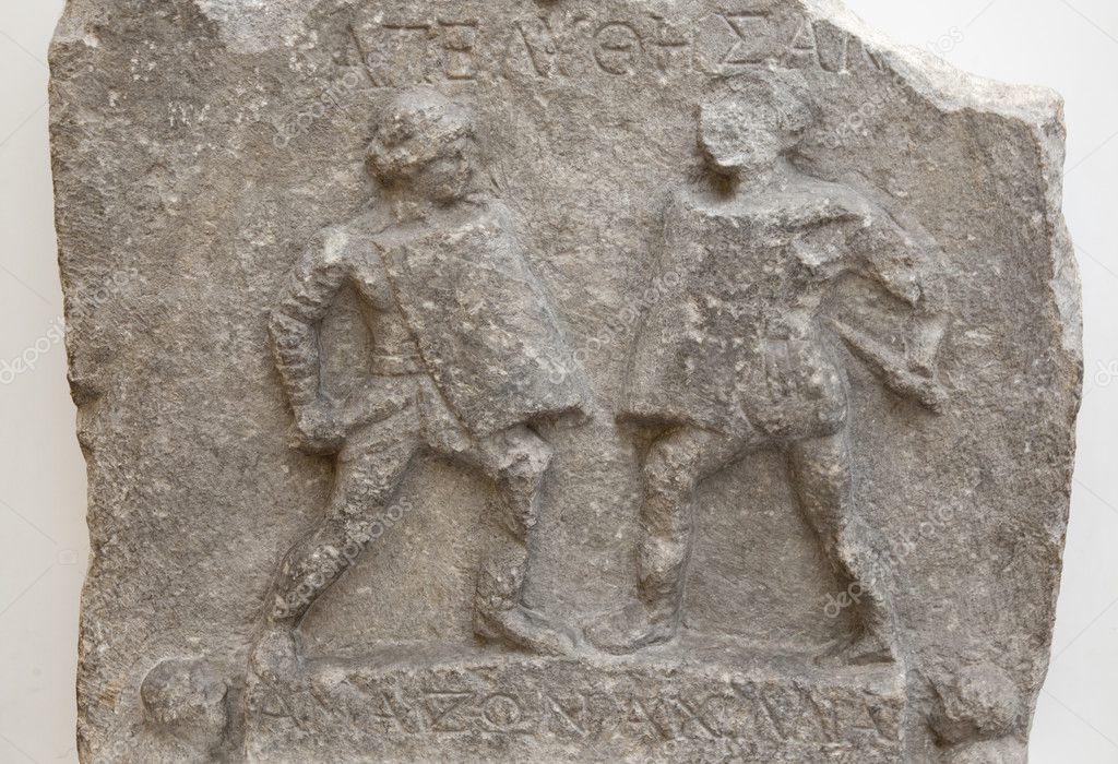 Female gladiators at London Museum Stock Photo by ©markrhiggins 36240645