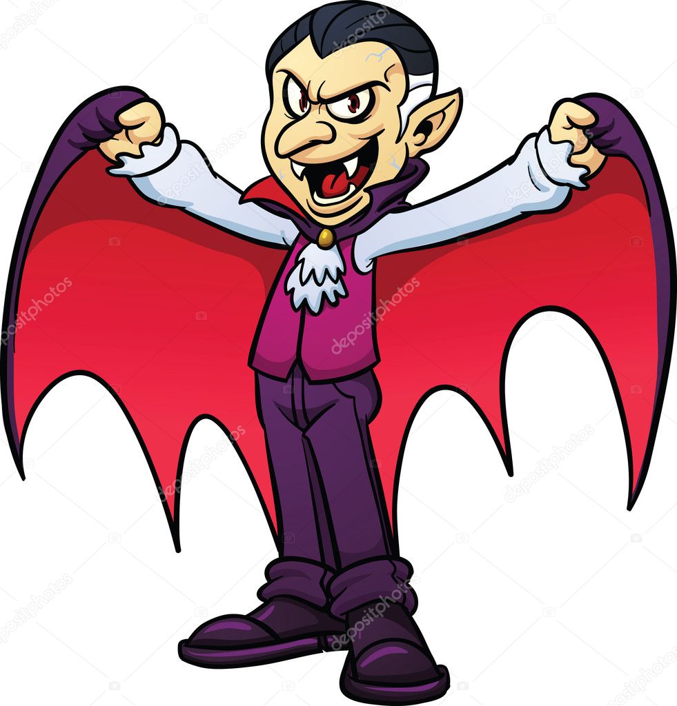 Cartoon vampire — Stock Vector © memoangeles #12822111