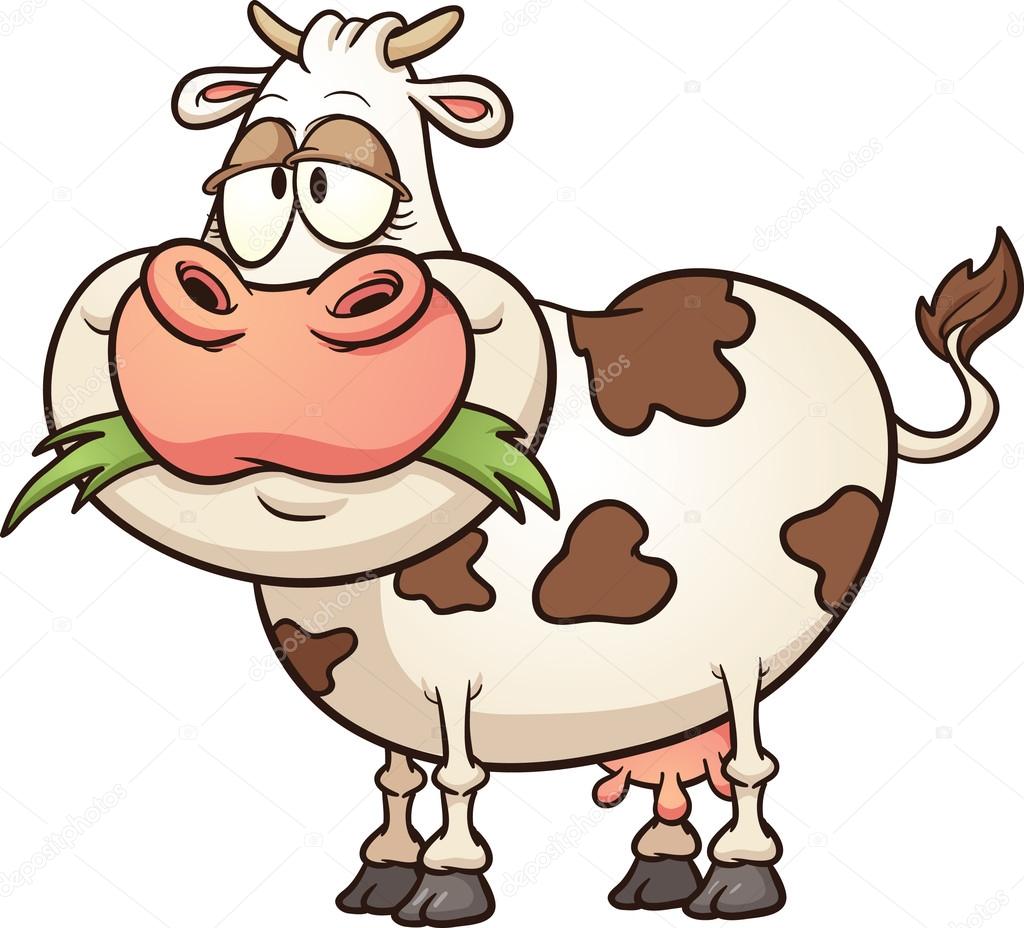 Fat Cow Cartoon