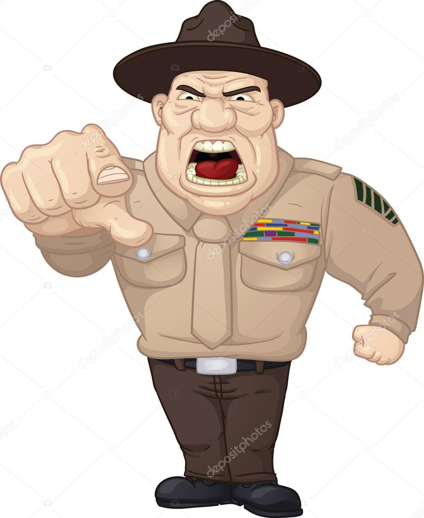 Funny military clipart