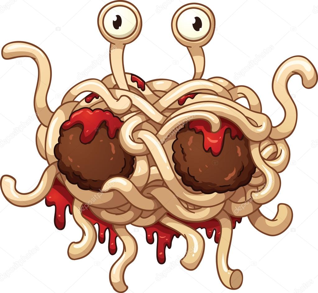 Spaghetti Hair Cartoon Clipart