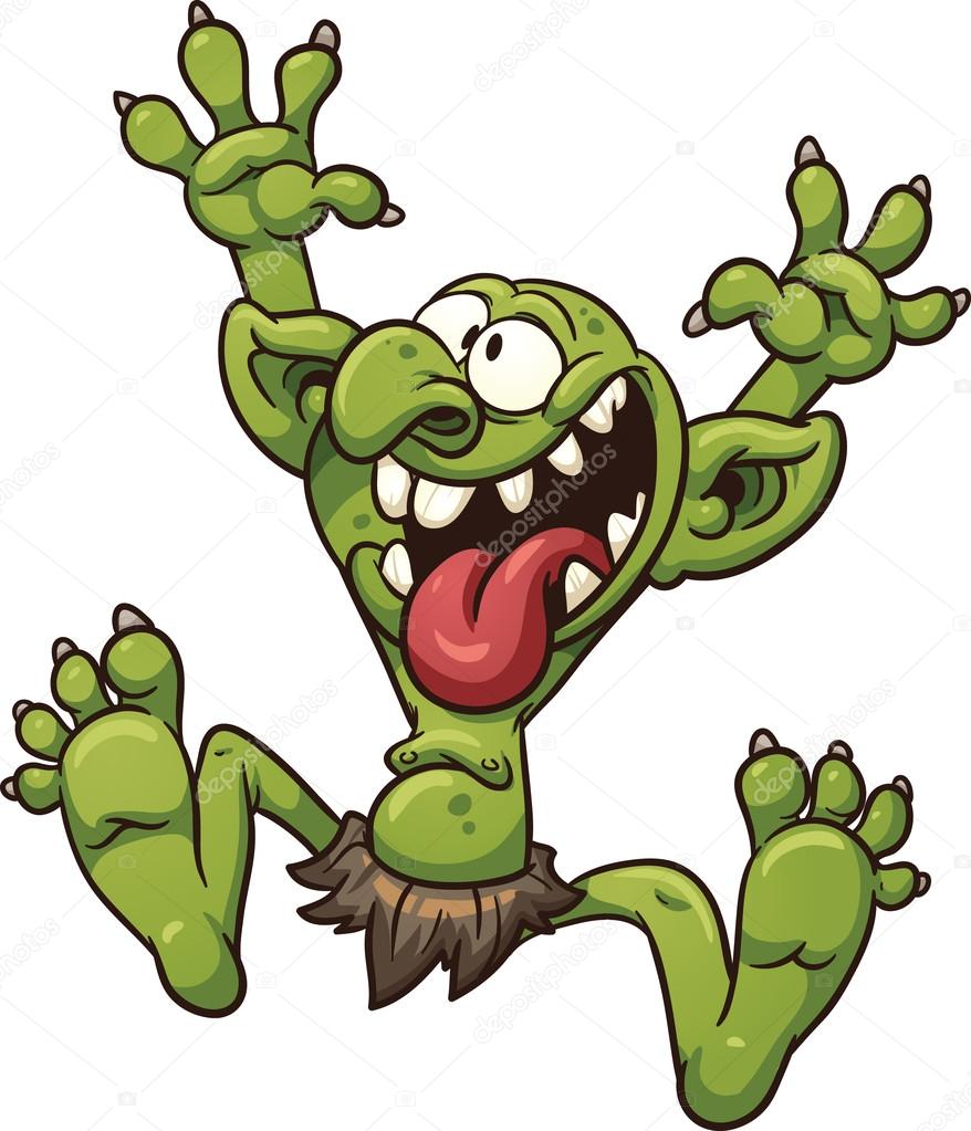 Crazy troll Stock Vector by ©memoangeles 45533491