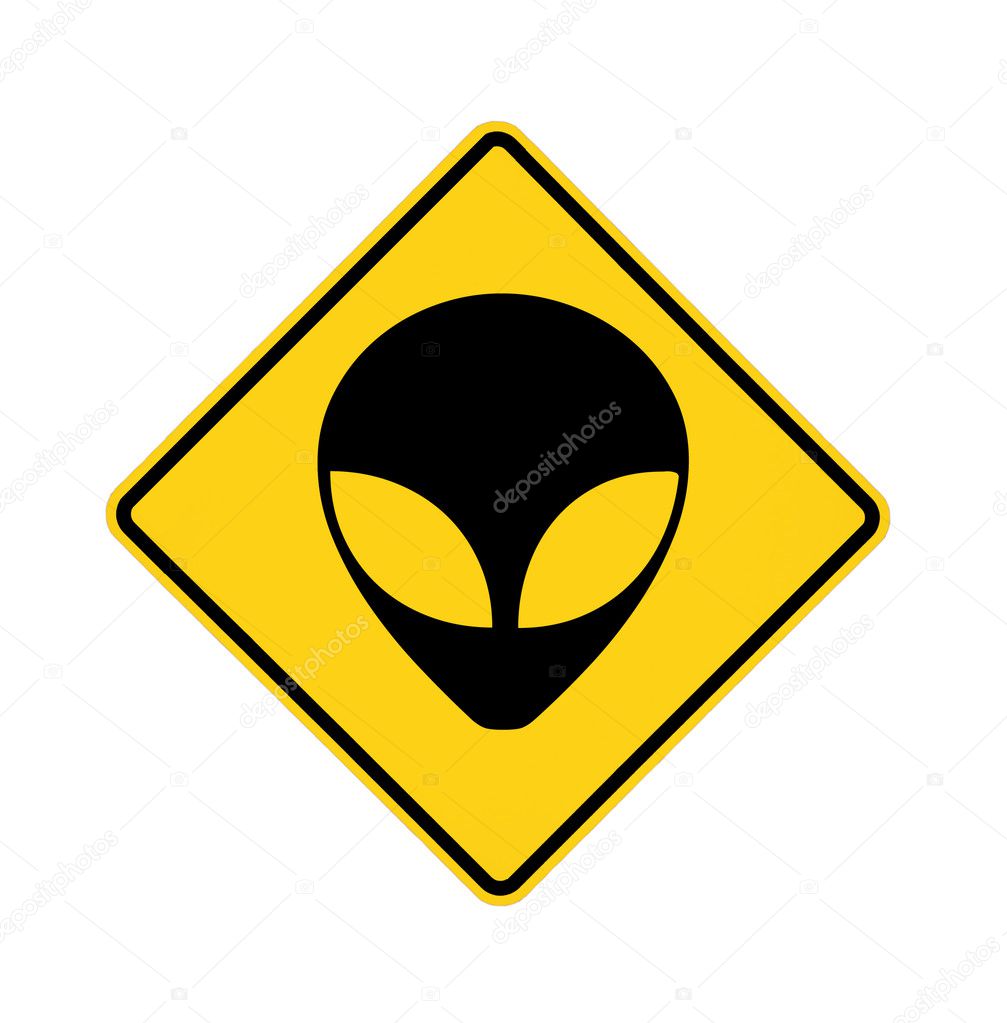Road sign - alien ahead — Stock Photo © smontgom65 #12053506