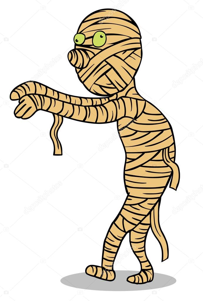 Walking Mummy Stock Vector by ©zetwe 13562814
