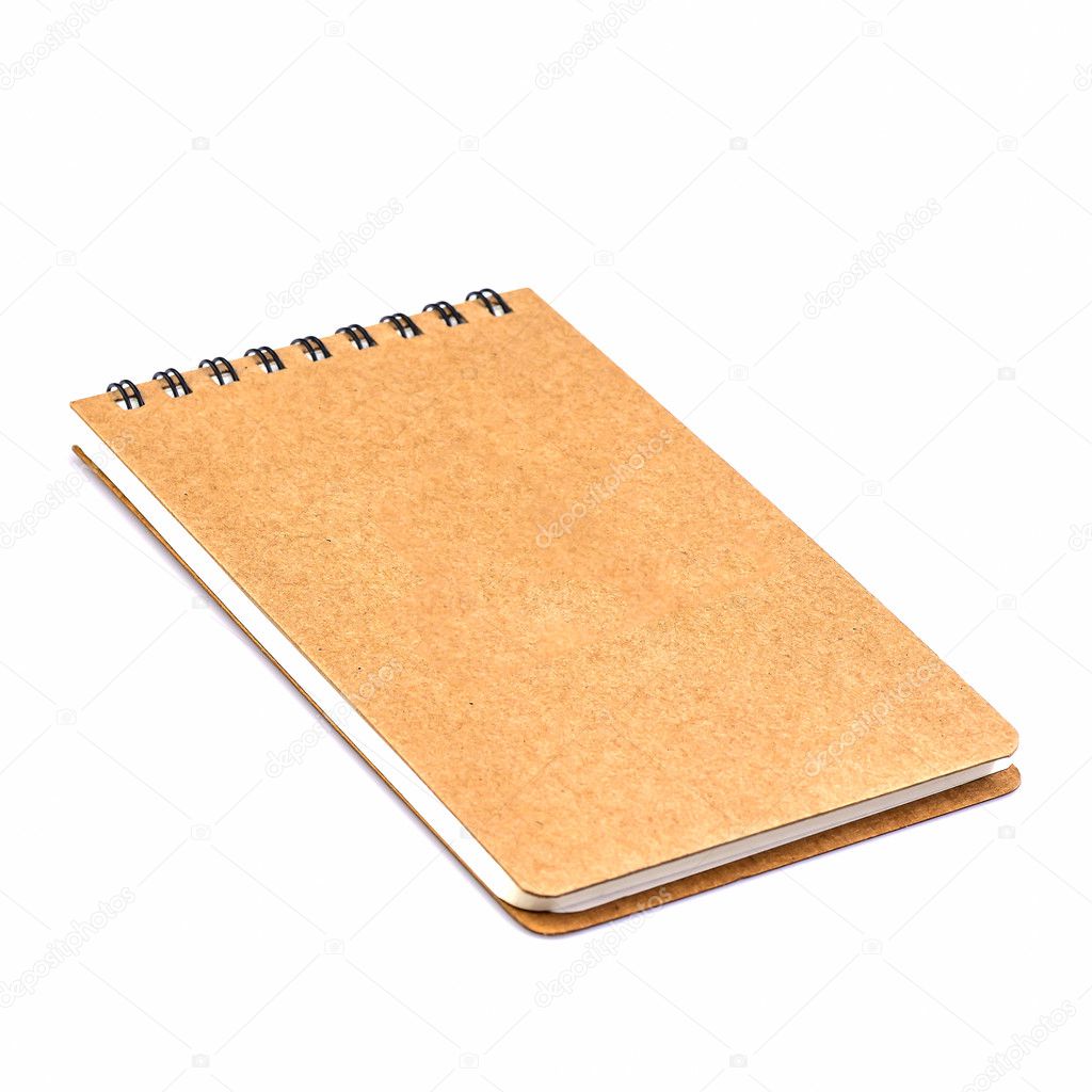 Notebook isolated on white background — Stock Photo © Jayjaynaenae ...