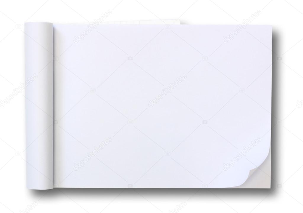 Blank Paper tablet Stock Photo by ©bennyartist 13211996
