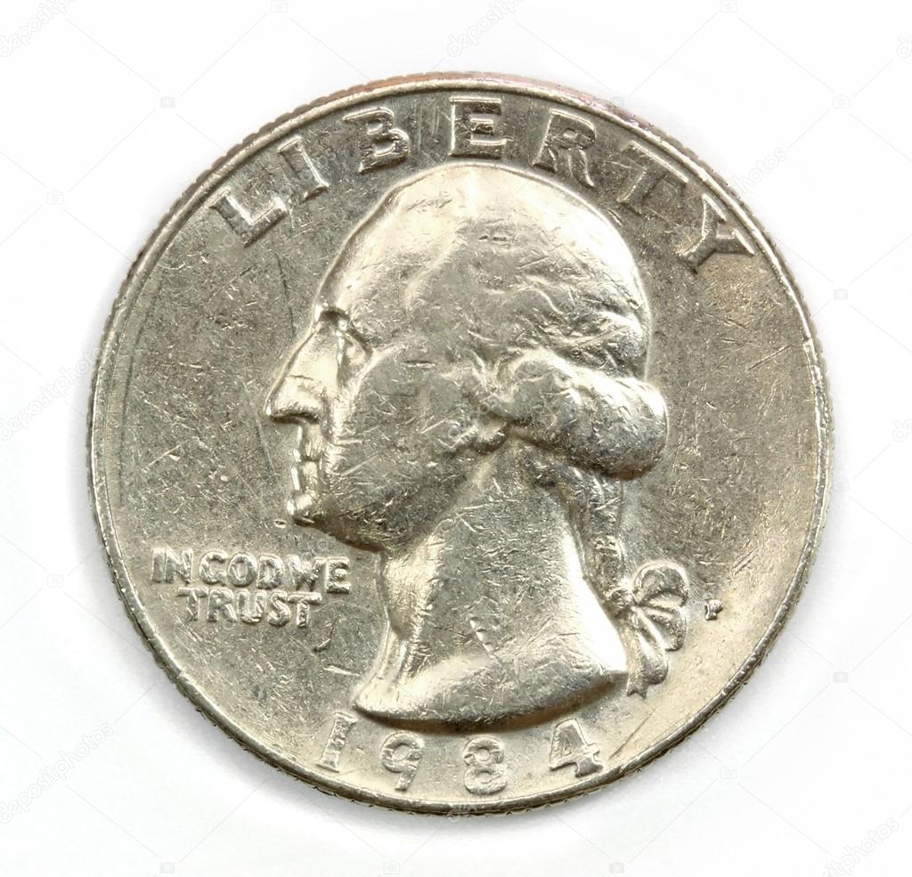 Enorme Pila De Monedas De Veinticinco Centavos Enorme Pila De Monedas De Veinticinco Centavos